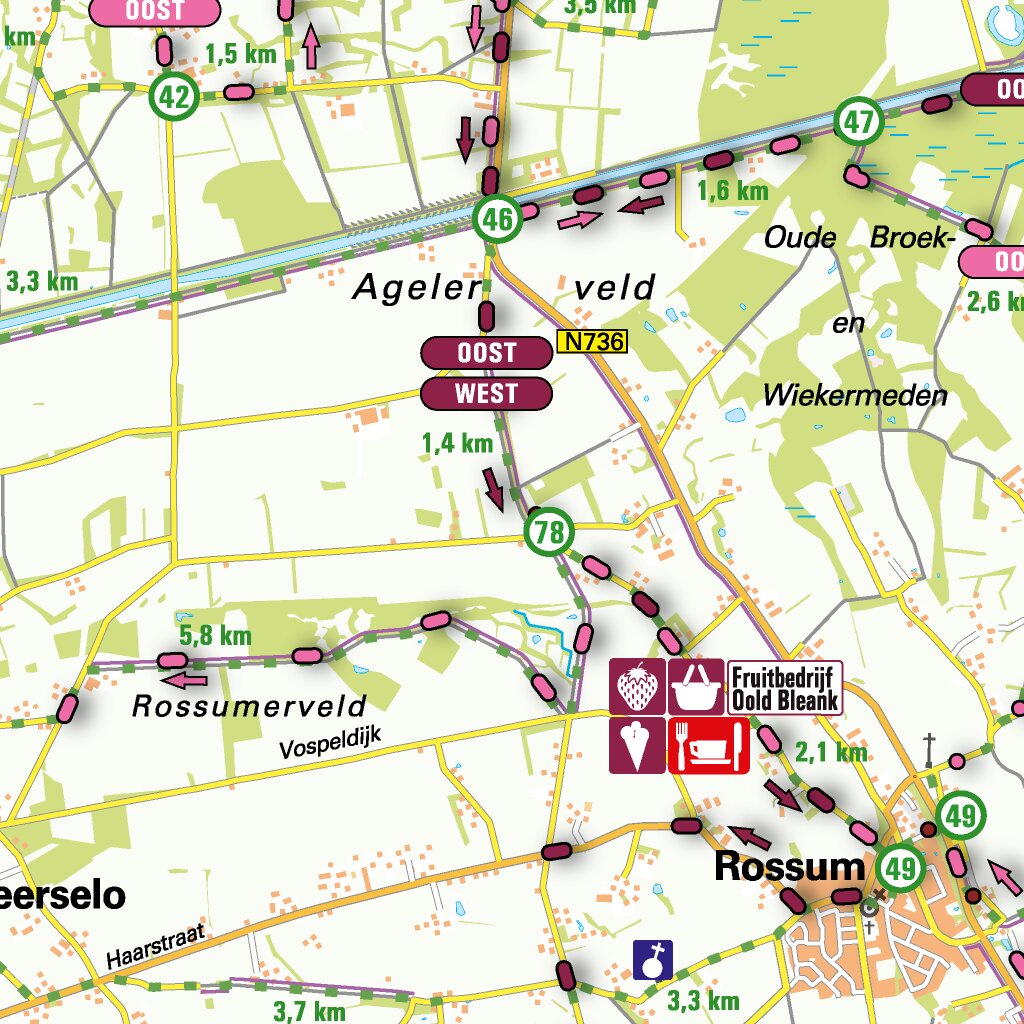 Arthuur routes fietsknooppuntenkaart Twente 2025 route App Map by De ...