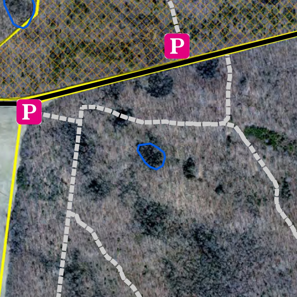 Delaware Forest Serv, Blackbird State Forest, Oak Hill Tract Map by ...