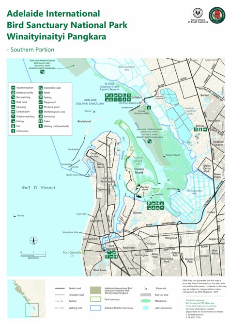 Adelaide International Bird Sanctuary National Park (Southern Portion ...
