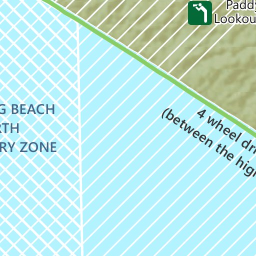 Coorong National Park and Goolwa Barrage to Long Point Map by ...
