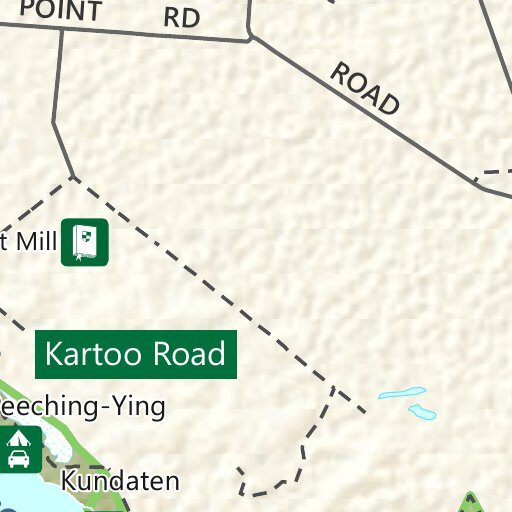 Coorong National Park and Goolwa Barrage to Long Point Map by ...