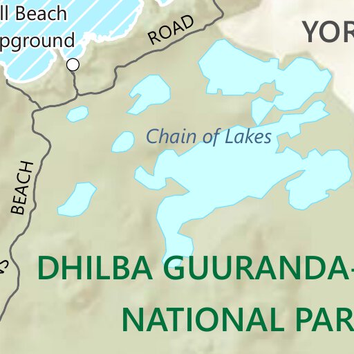 Dhilba Guuranda-Innes National Park - Pondalowie campground Map by ...