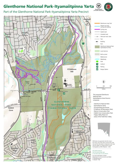 Glenthorne NP - Glenthorne Property Section Map by Department for ...