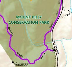 Mount Billy Conservation Park Map by Department for Environment and ...