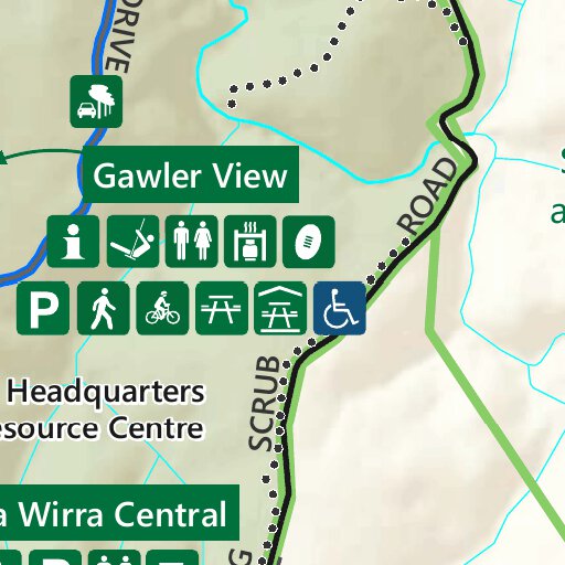 Para Wirra Conservation Park - Shared-Use Trails Map by Department for ...