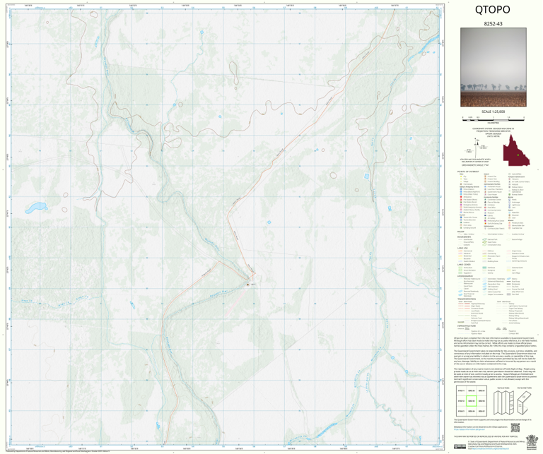 Albro (8252-43) Map by Department of Natural Resources and Mines ...