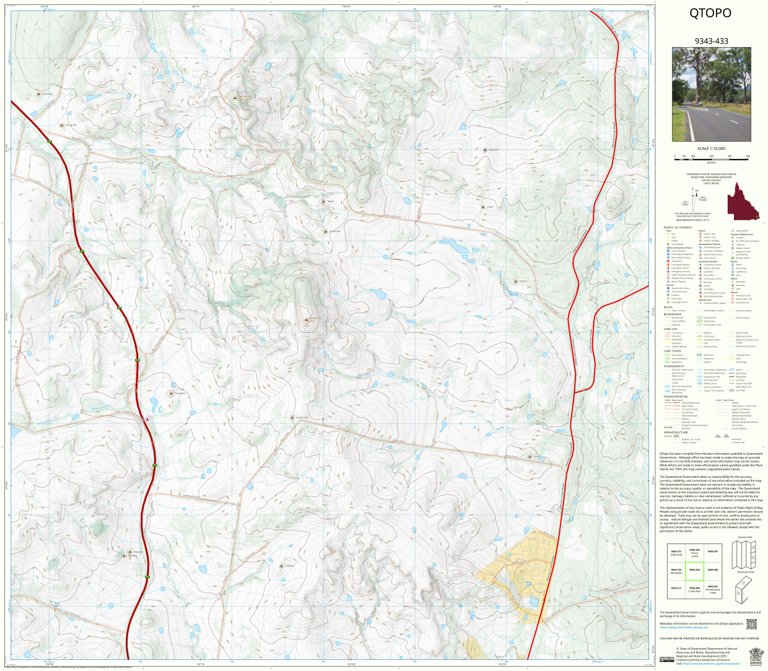 Anduramba (9343-433) Map by Department of Natural Resources and Mines ...