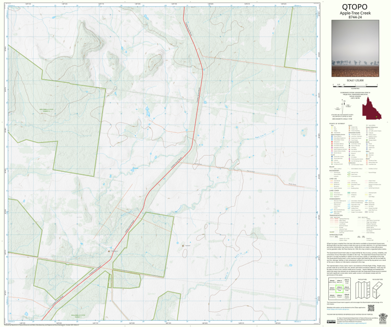 Apple-Tree Creek (8744-24) Map by Department of Natural Resources and ...