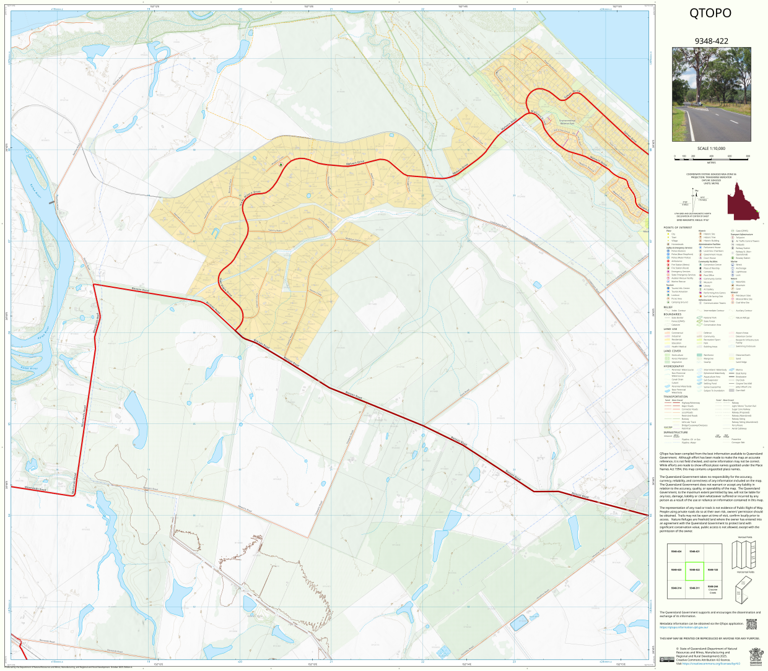 Avondale (9348-422) Map by Department of Natural Resources and Mines ...
