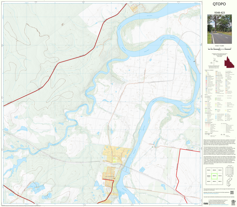 Avondale (9348-423) Map by Department of Natural Resources and Mines ...
