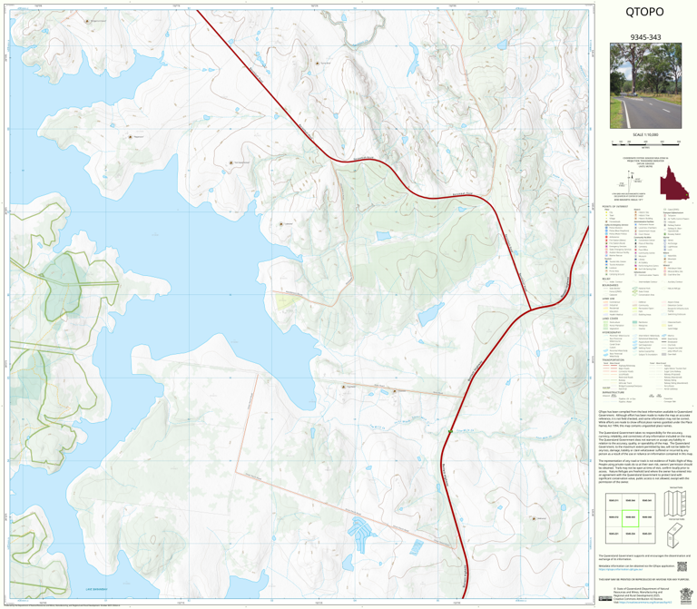 Barambah (9345-343) Map by Department of Natural Resources and Mines ...