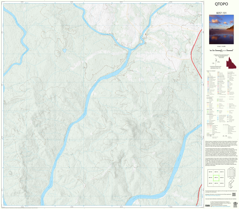 Barrabas Creek (8257-131) Map by Department of Natural Resources and ...