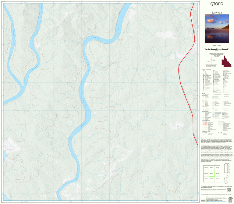 Barrabas Creek (8257-132) Map by Department of Natural Resources and ...