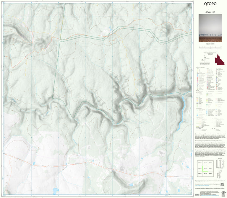 Beilba (8646-113) Map by Department of Natural Resources and Mines ...