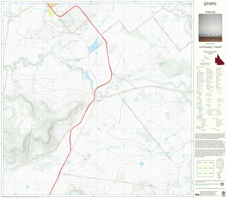 Bell (9144-222) Map by Department of Natural Resources and Mines ...