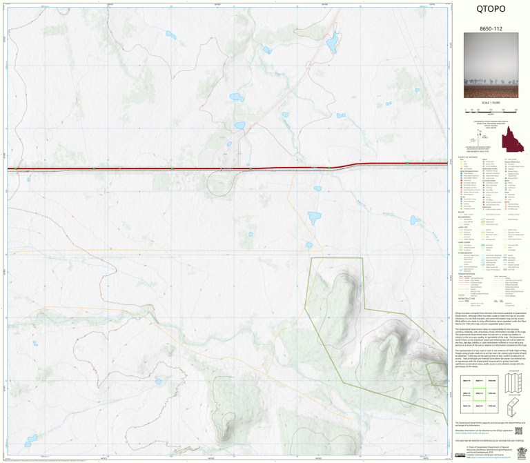 Blackwater (8650-112) Map by Department of Natural Resources and Mines ...