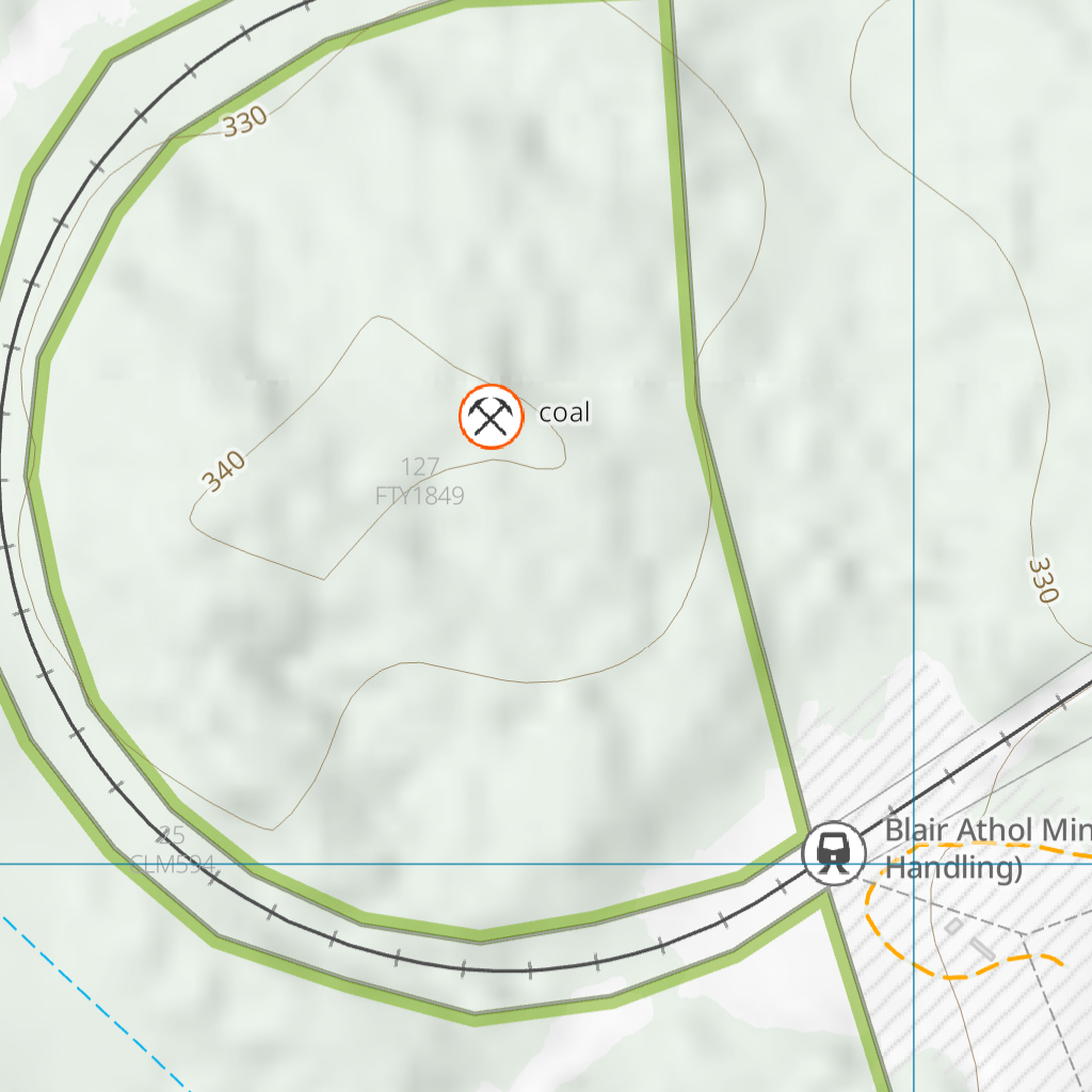 Blair Athol (8452-434) Map by Department of Natural Resources and Mines ...