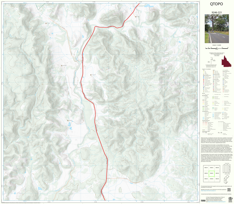 Booubyjan (9246-221) Map by Department of Natural Resources and Mines ...