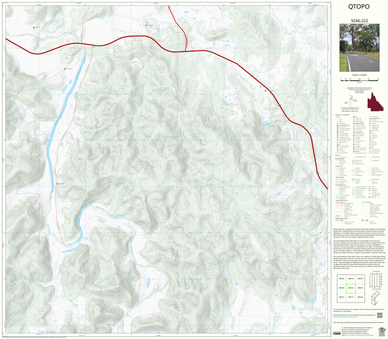 Booubyjan (9246-222) Map by Department of Natural Resources and Mines ...