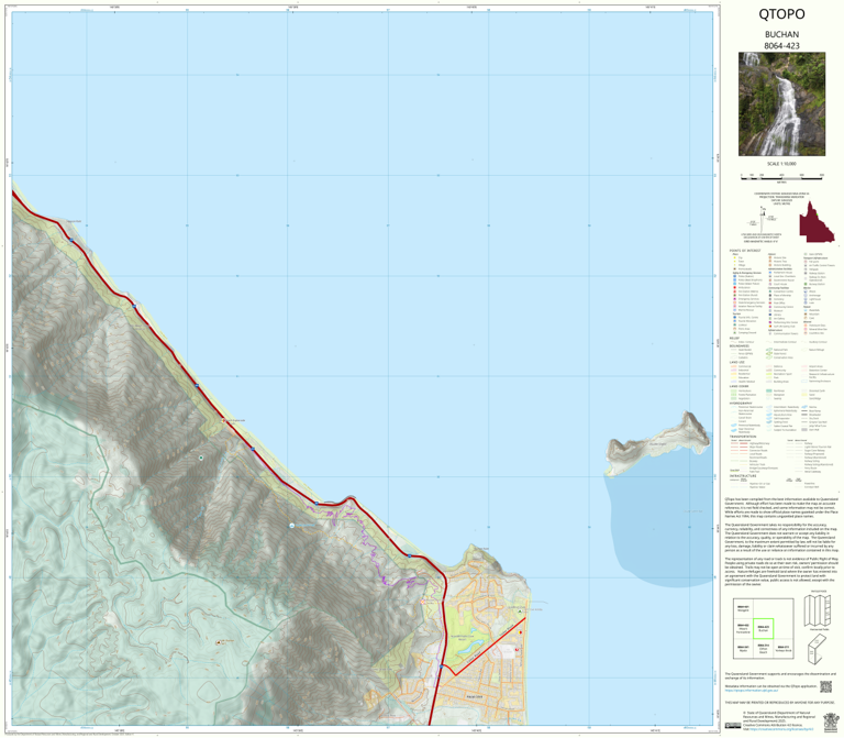 Buchan (8064-423) Map by Department of Natural Resources and Mines ...