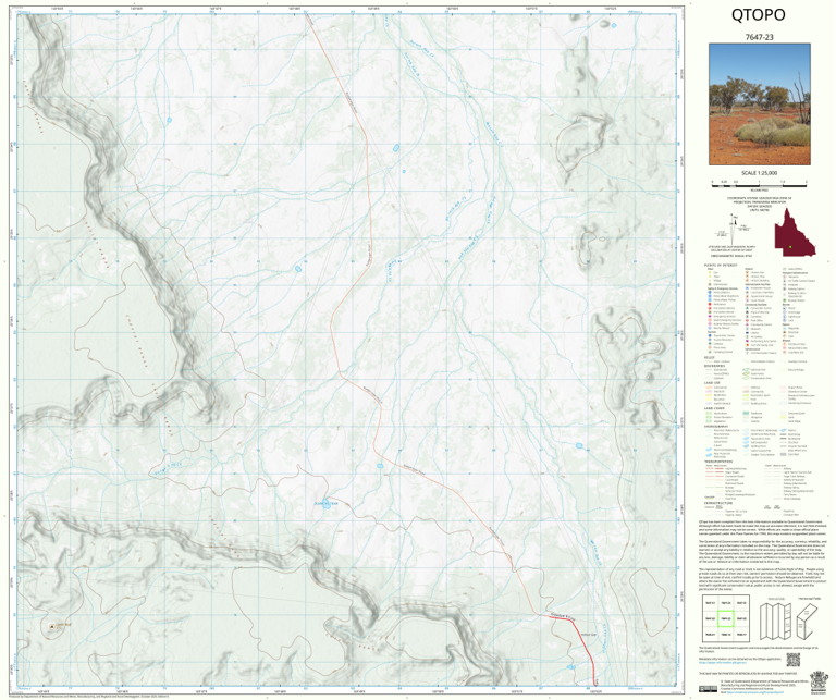 Budgerygar (7647-23) Map by Department of Natural Resources and Mines ...