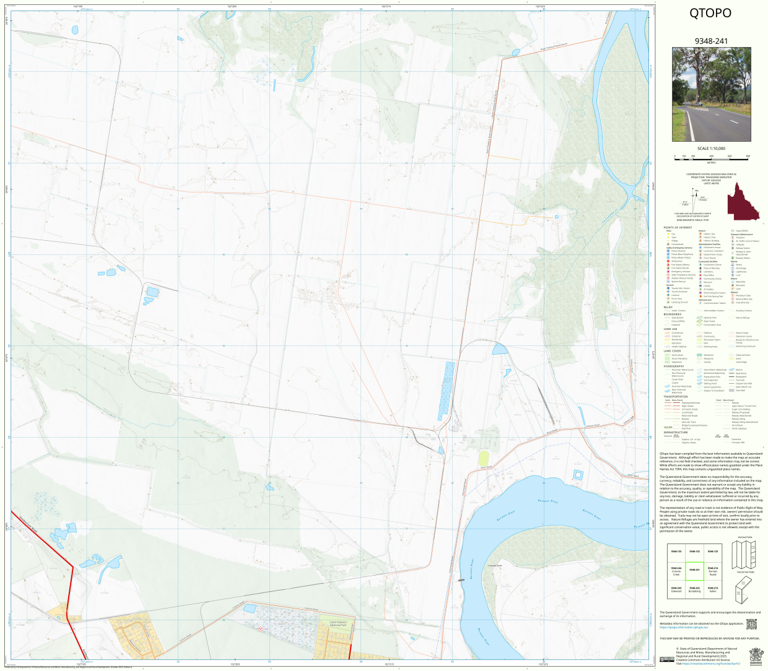 Bundaberg (9348-241) Map by Department of Natural Resources and Mines ...