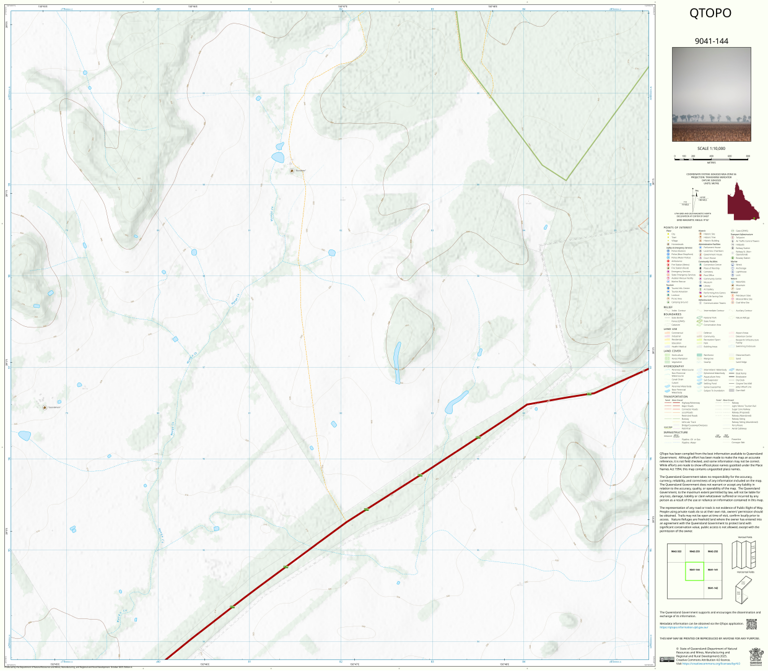 Bundaleer (9041-144) Map by Department of Natural Resources and Mines ...