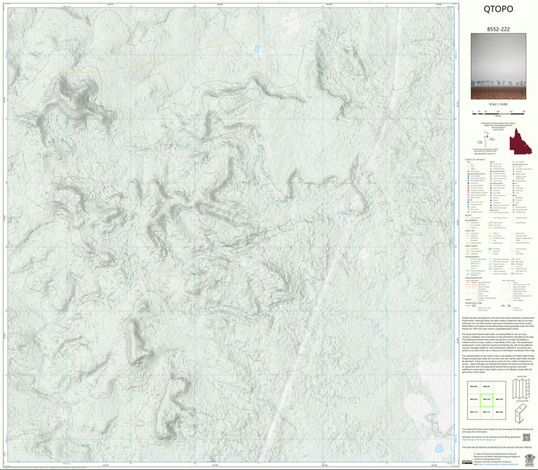Bundoora (8552-222) Map by Department of Natural Resources and Mines ...