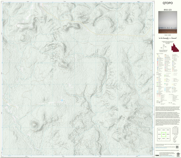 Bundoora (8552-223) Map by Department of Natural Resources and Mines ...