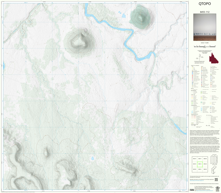 Byerwen (8455-112) Map by Department of Natural Resources and Mines ...
