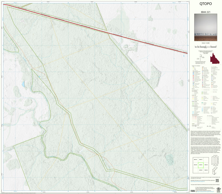Callitris (8844-321) Map by Department of Natural Resources and Mines ...