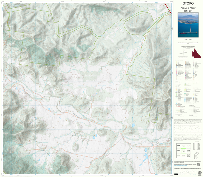 Carmila Creek (8754-231) Map by Department of Natural Resources and ...