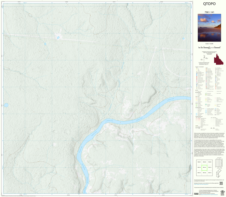 Cashmere (7961-141) Map by Department of Natural Resources and Mines ...