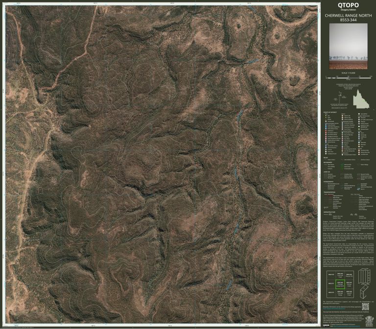 CHERWELL RANGE NORTH (8553-344i) Map by Department of Natural Resources ...