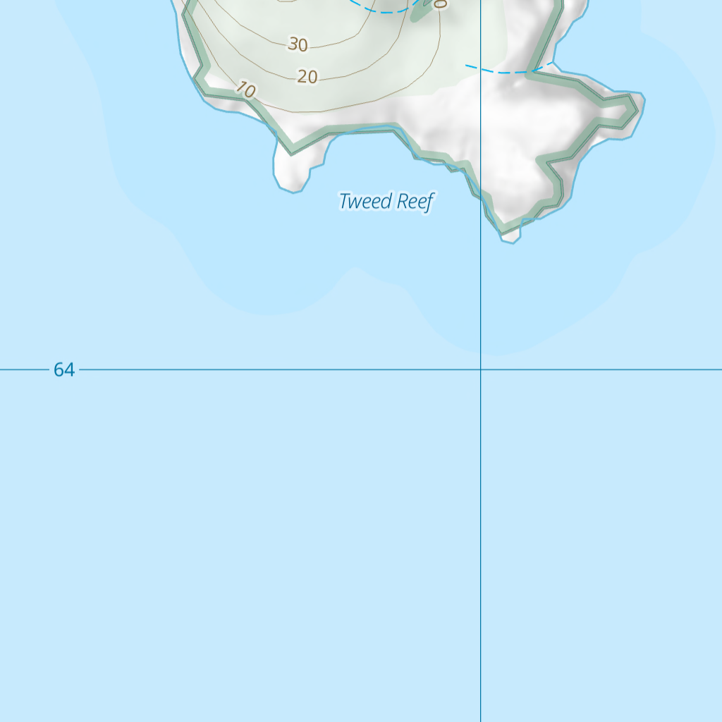 Cheviot Island (9053-414) Map by Department of Natural Resources and ...