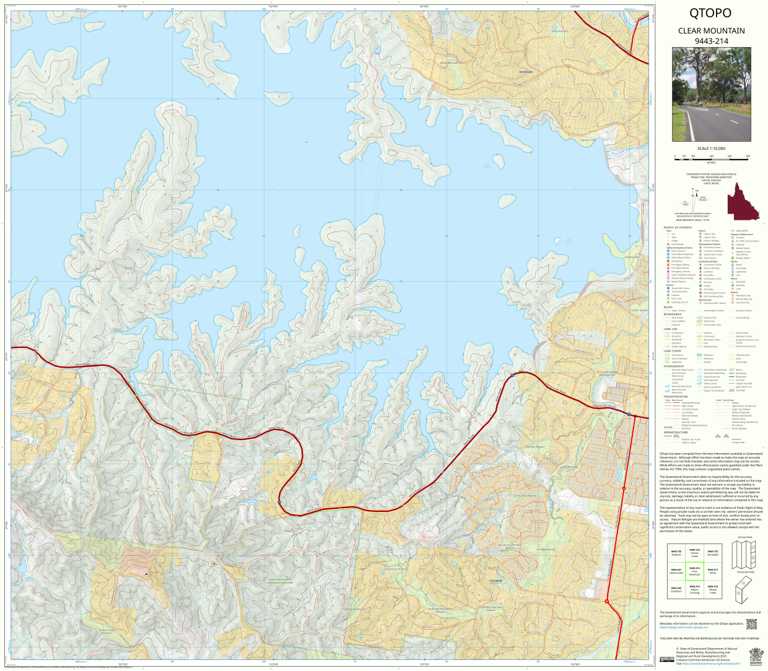 Clear Mountain (9443-214) Map by Department of Natural Resources and ...