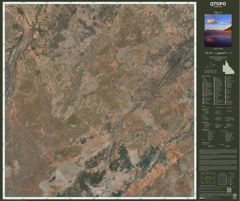 Clonagh (7057-12i) Map by Department of Natural Resources and Mines ...