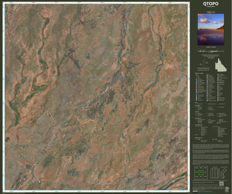 Clonagh (7057-14i) Map by Department of Natural Resources and Mines ...