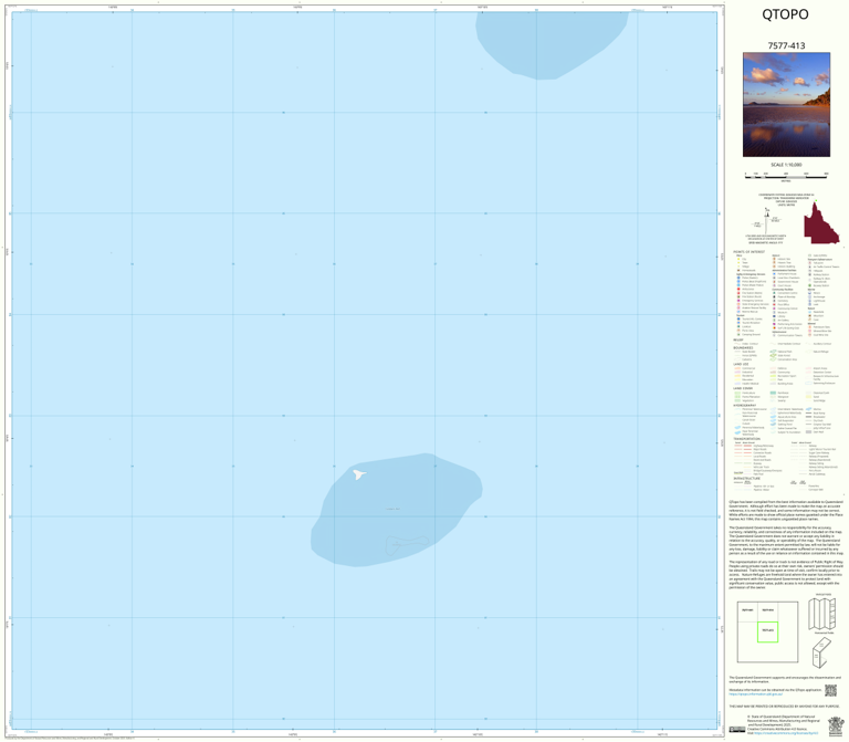 Coconut Island (7577-413) Map by Department of Natural Resources and ...