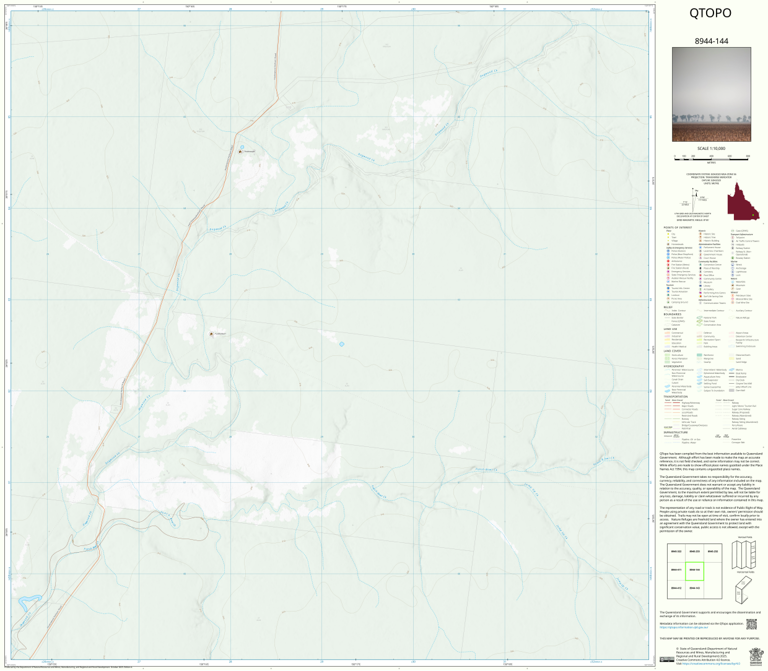 Columboola (8944-144) Map by Department of Natural Resources and Mines ...