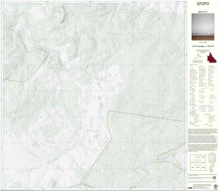 Combabula (8745-211) Map by Department of Natural Resources and Mines ...