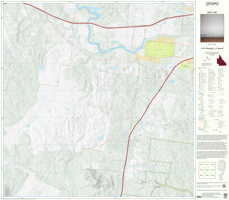 Copperfield (8452-342) Map by Department of Natural Resources and Mines ...