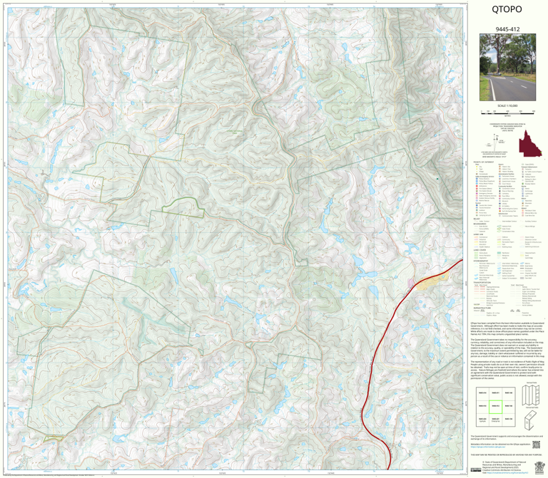 Corella (9445-412) Map by Department of Natural Resources and Mines ...