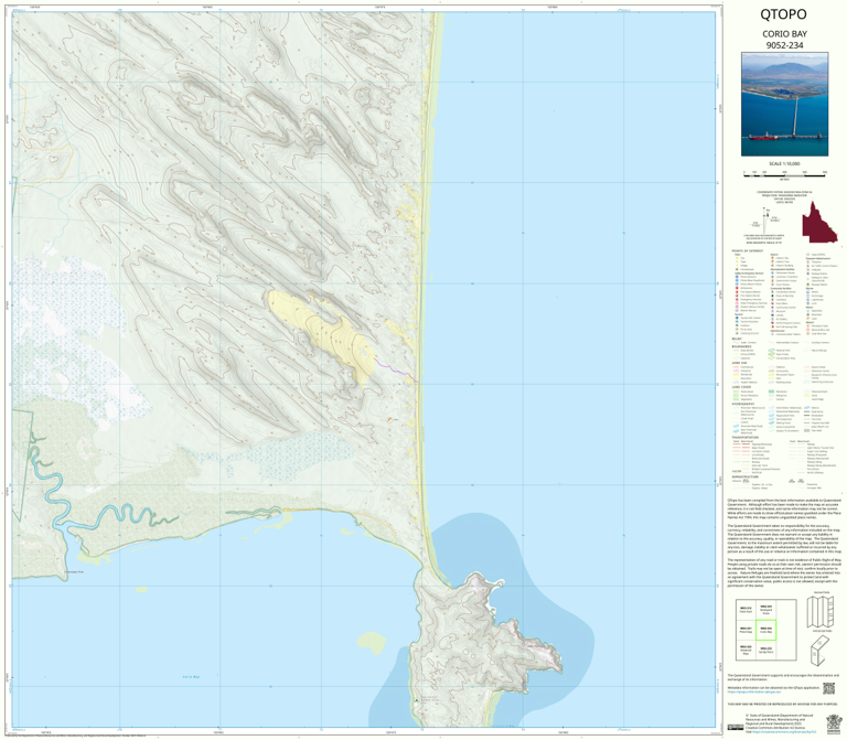 Corio Bay (9052-234) Map by Department of Natural Resources and Mines ...