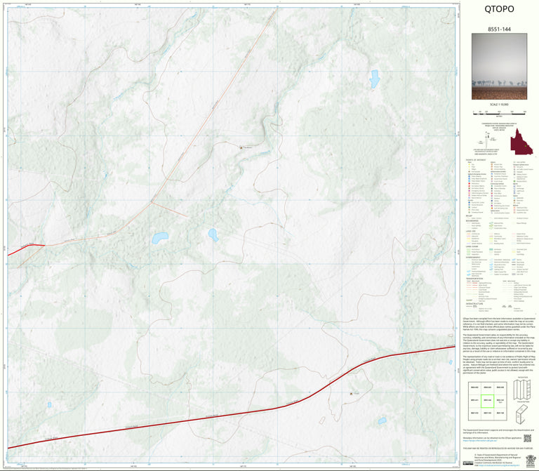 Crinum (8551-144) Map by Department of Natural Resources and Mines ...