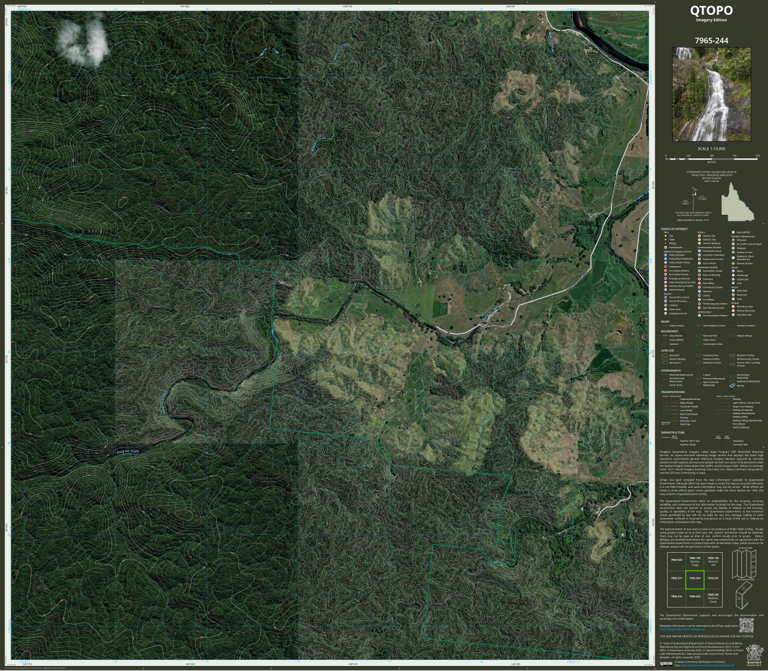 Daintree (7965-244i) Map by Department of Natural Resources and Mines ...