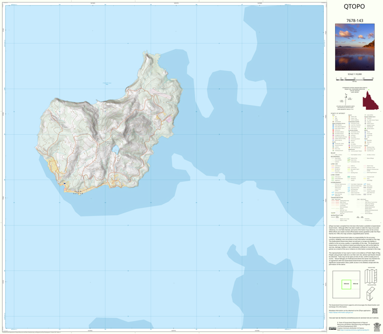 Darnley Island (7678-143) Map by Department of Natural Resources and ...