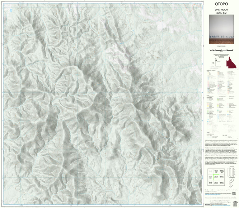 Dartmoor (8556-432) Map by Department of Natural Resources and Mines ...