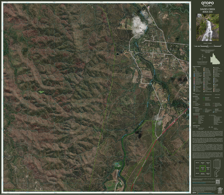 DAVIES CREEK (8064-334i) Map by Department of Natural Resources and ...
