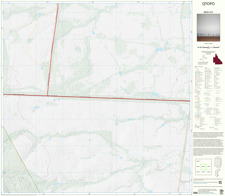 Dawson Range (8849-421) Map by Department of Natural Resources and ...